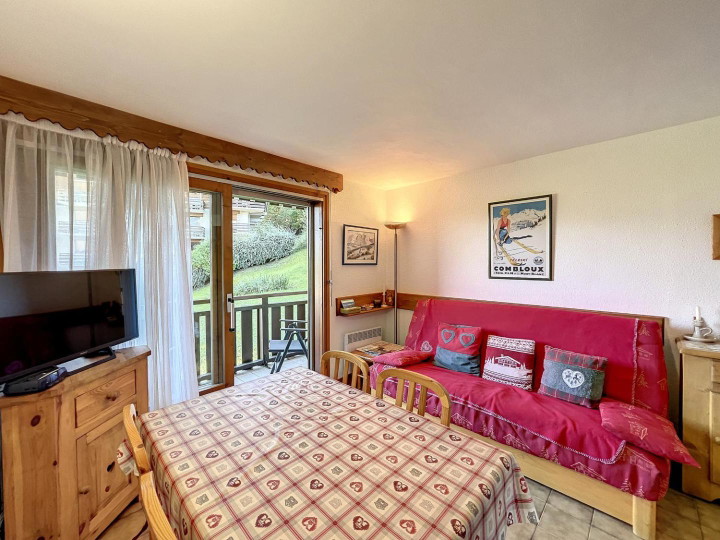 Studio Cabine Proche Centre Combloux, 4 Pers, Balcon, Parking - Combloux