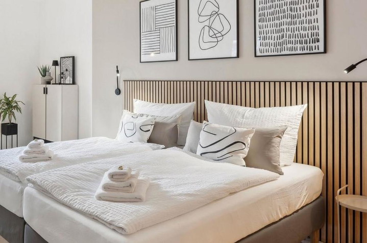 Zentrales Design Apartment Zwischen Hauptbahnhof Und Innenstadt I 2 Sz I Tiefgarage I Aufzug I Wlan I By Kitchenroombed - Halle (Saale)