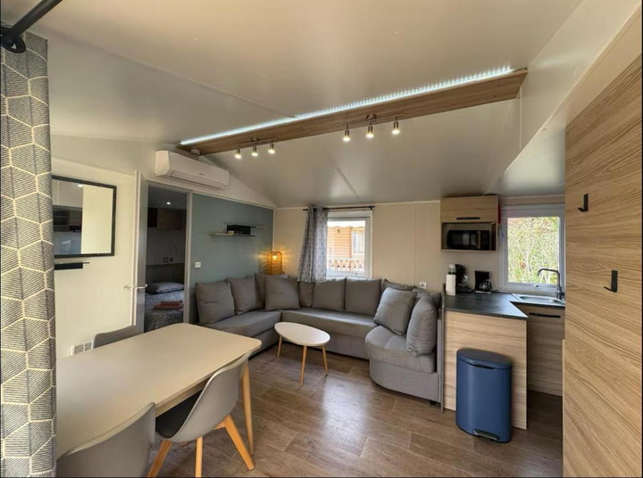 Bungalow 256 - 6 Pers - Clim, Parking, Camping 4 éToiles Siblu Le Lac Des Rêves - Montpellier