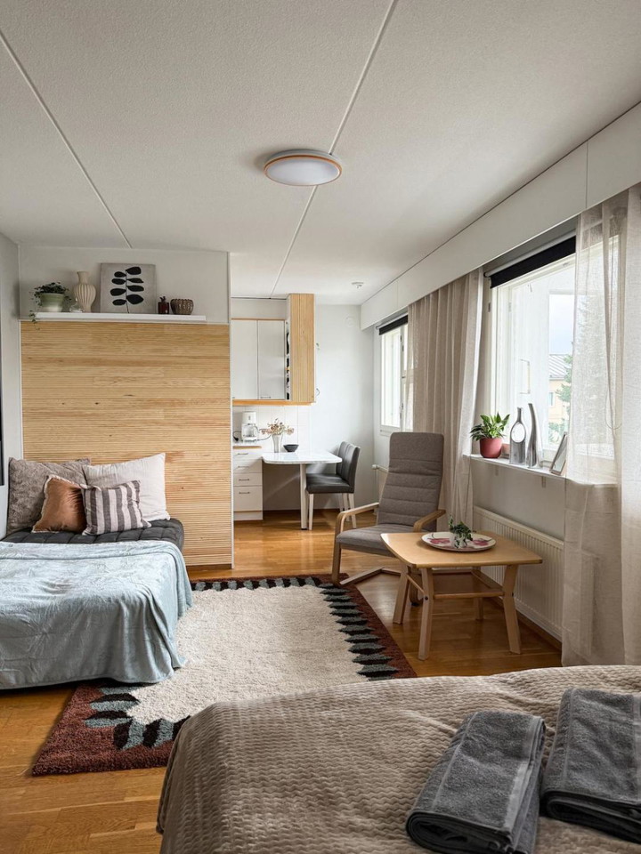 Tyylikäs Keskustayksiö, Sauna, Ilmainen Pysäköinti - Kokkola
