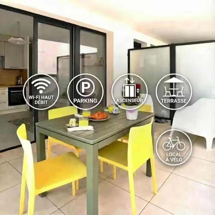 Apt Au Calme Avec Terrasse Et Parking Cv - Sète