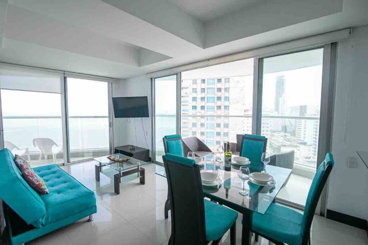 Apartamento Bocagrande Vista Al Mar Piso 21 - Cartagena, Colombia