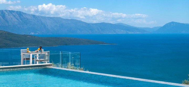 Grey Sea View Estate - Luxury Villas With Private Pool & Plunge Pool - Lefkada