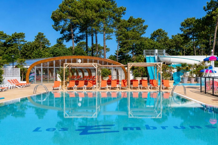 Camping Les Embruns, Mobile Home 7 Pers, Climatisation, Espace Aquatique Et Plage, Cap Ferret - Lège-Cap-Ferret