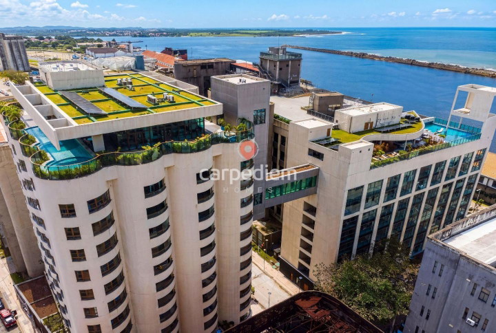 Silo 240 In Recife Antigo With Two Leisure Rooftops, Pools, Gym, Coworking And Sea View, Near Marco Zero By Carpediem - Recife