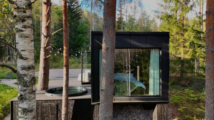 Luxury Forest Cabin With Hot Tub - Estonia
