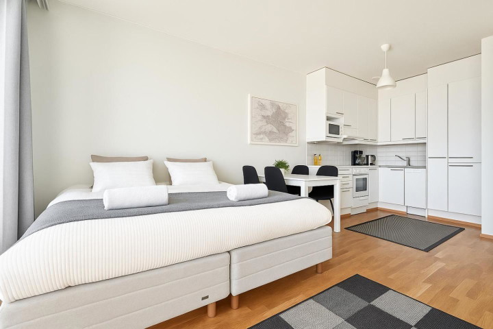City Home Finland Tampella - City View, Own Sauna, One Bedroom, Furnished Balcony And Great Location - Tampere