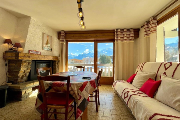 Vue Mont-blanc Et Pistes à Pied à Combloux - Les Contamines-Montjoie