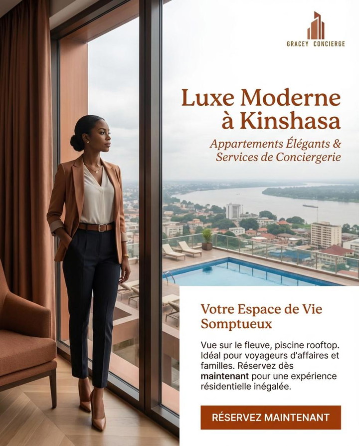 Gracey Concierge Apartments - Fokia Tower - Avenue Uvira - Kinshasa