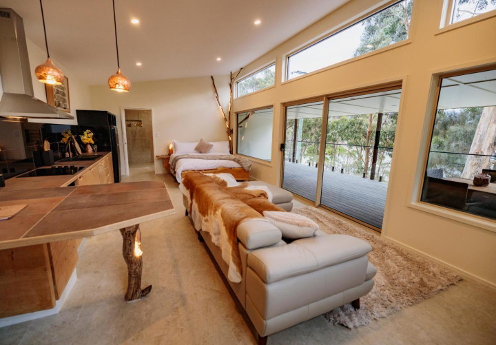 Bruny Island Oceanfront Luxe Cabin With Spa - Tasmania