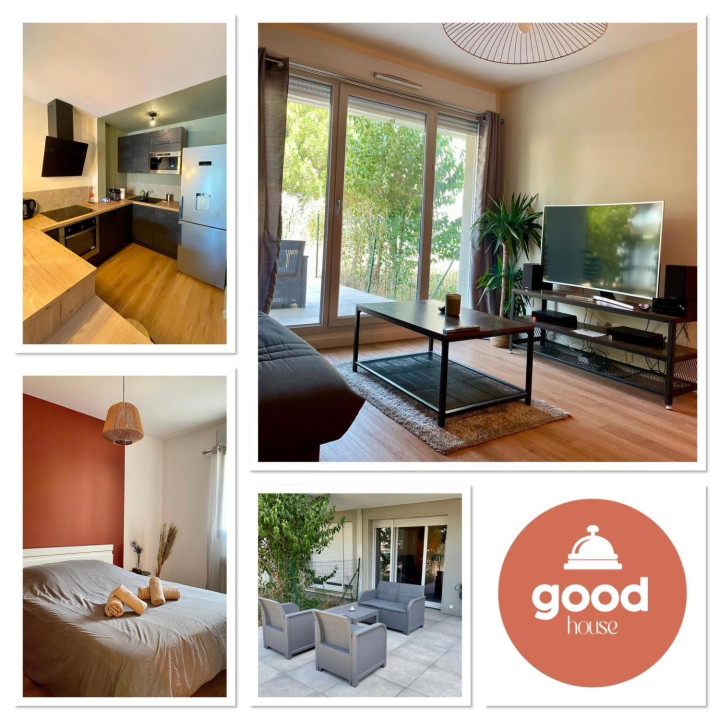 L'ovalie Appartement T2 Climatisé Et Jardin - Toulouse