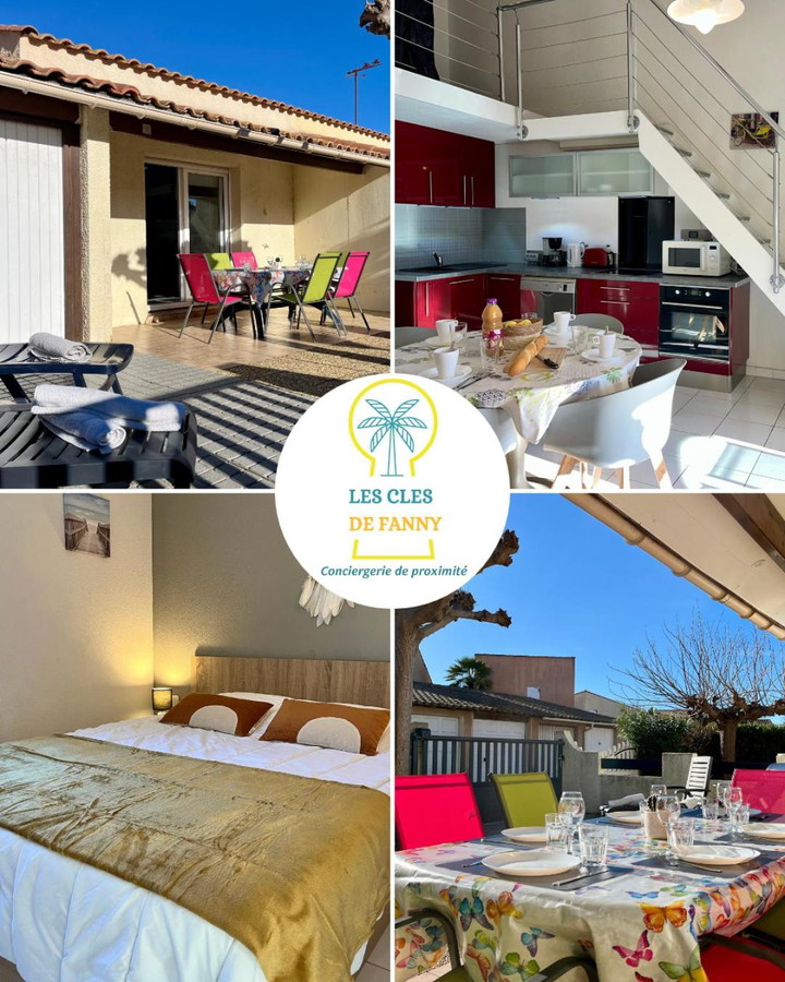 Maison Vias Relax 6 Pers, Clim, Wifi, Terrasse - Vias