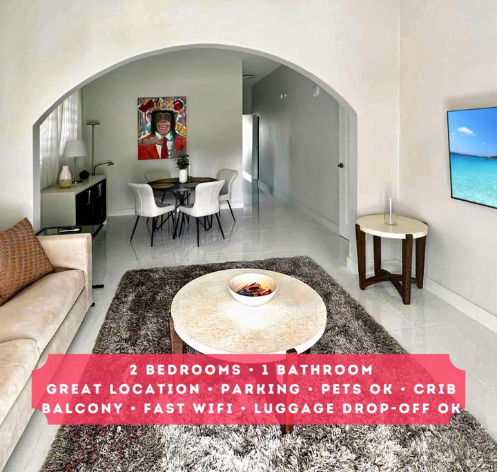 Breathtaking 2-bedroom Beachside Apartment - San Juan
