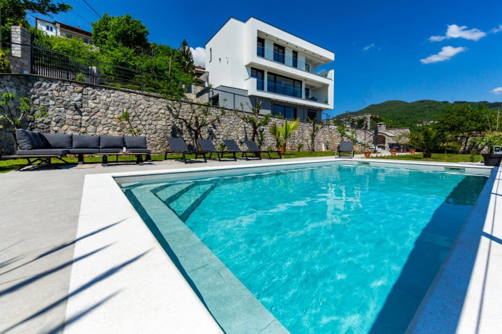 Villa K Opatija With A Heated Pool, Gym, Sauna, Astonishing Sea View - Opatija