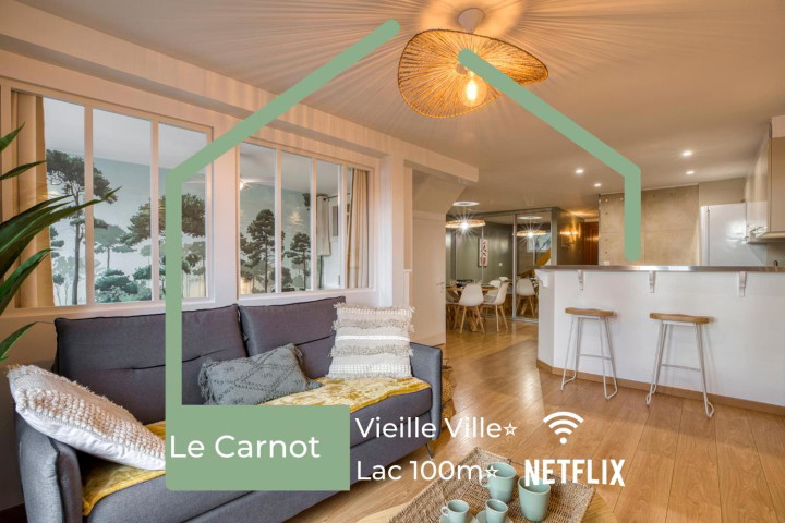 Le Carnot - Mycosyapart, Duplex Cœur De Ville Et Lac, Climatisé - Annecy-le-Vieux