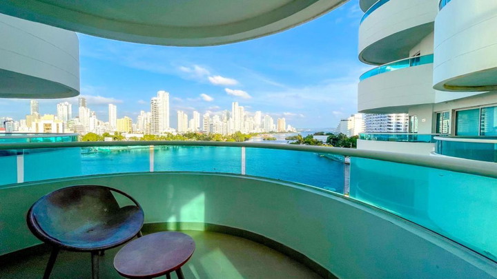 Con Vista Y Ubicación Apartamento De 1 Alcoba Laguito - Cartagena de Indias