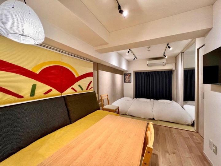 Love Asakusa 2 Bedroom Apartment Sleeps 6 3 Min To Sensoji Skytree View Airport Direct Elevator Free Wifi - Asakusa