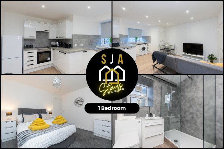 Central City Stay - Sja Stays - 1 Bed Apartment - Aberdeen