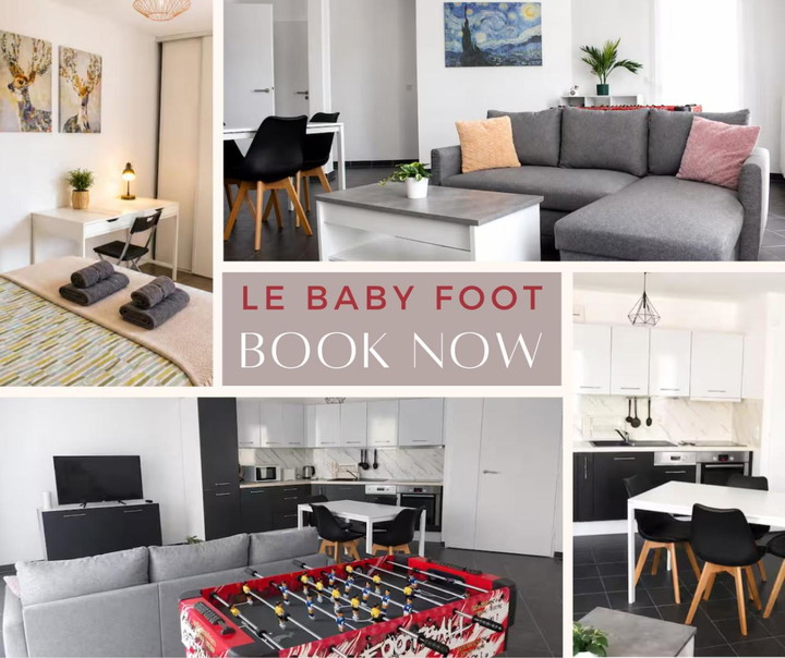 Le Baby Foot - Balcon Terrasse & Parking - Rer Paris & Aeroport 20min Service Staywell Loc Offre Speciale Nouvel Hebergement - Antony