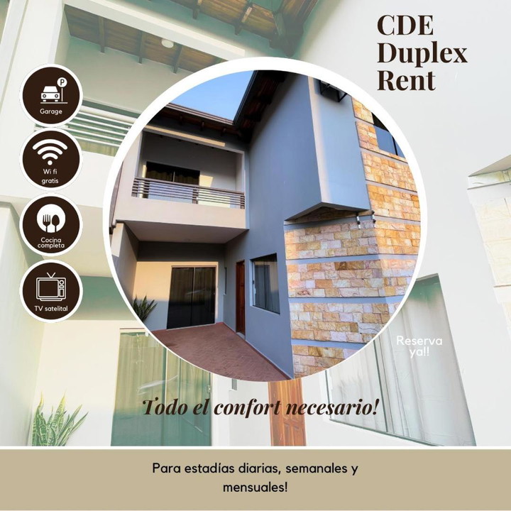 Cde Duplex Rent Ii - 2 Dormitorios - 4 Camas - Paraguay