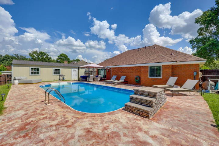 Poolside Paradise W/ Game Room! Prattville Getaway - Millbrook, AL