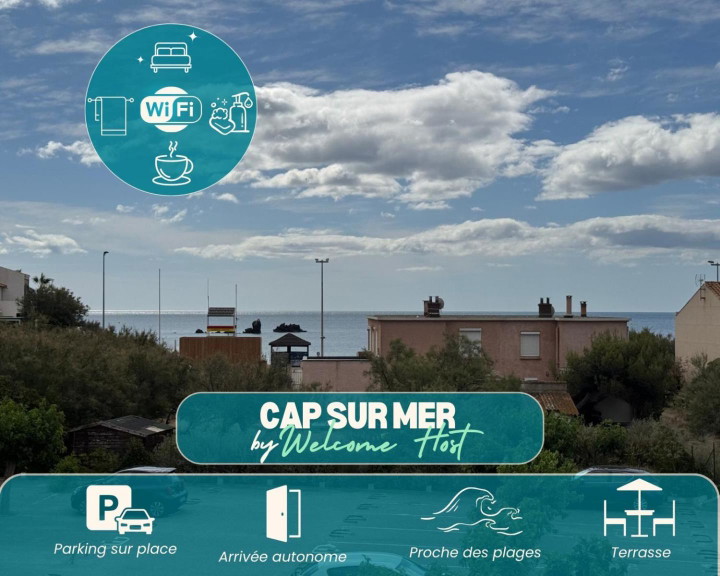 Cap Sur La Mer, Vue Mer, 4personnes - Le Grau d'Agde