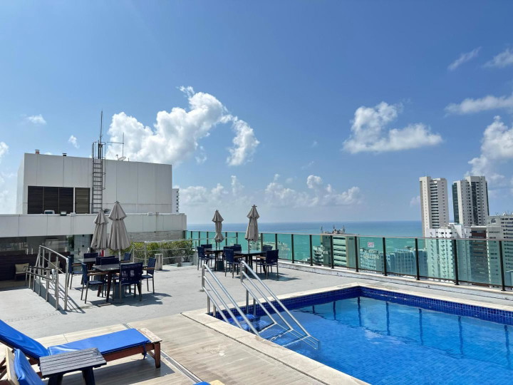Flat Completo Em Boa Viagem - Piscina, Academia, Roftop E Wi-fi Rápido - Pernambuco (estado)