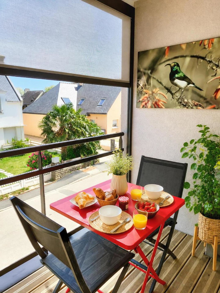Evasion Chic Au Coeur De La Ville Et Proche Plage - Garage Privé - Fouesnant
