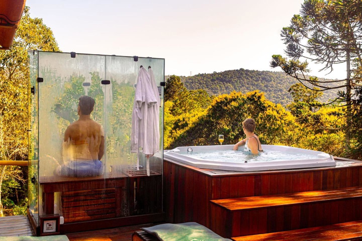Chalé Romântico Com Hidro E Sauna, Pet Friendly, Perto De São Paulo - Ecovilla Zion - Itapevi