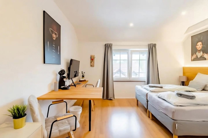 Komfortables Doppelzimmer In Kehl Goldscheuer - 1a Guesthouse - Strasbourg