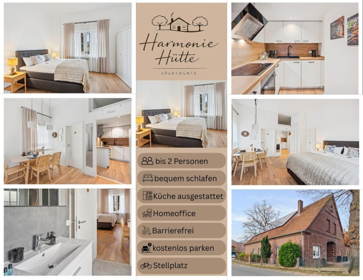 "Harmonie Hütte" Warmherzig Eingerichtetes Und Ruhig Gelegenes Appartement! - Minden