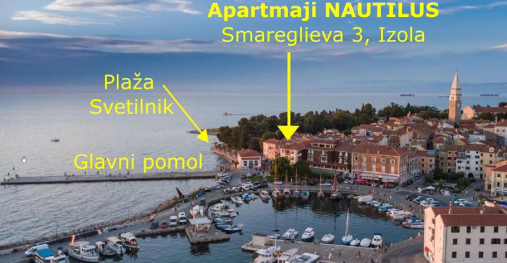 Apartments Nautilus, Nearby Beach Svetilnik - Izola