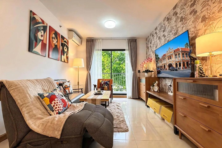 Bright 2br - Pool, Gym & Rooftop Garden, Phuket Town Center - Phuket