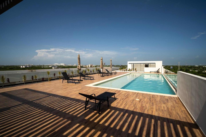 H Living Modernos Con Gym & Albercas - Cancún