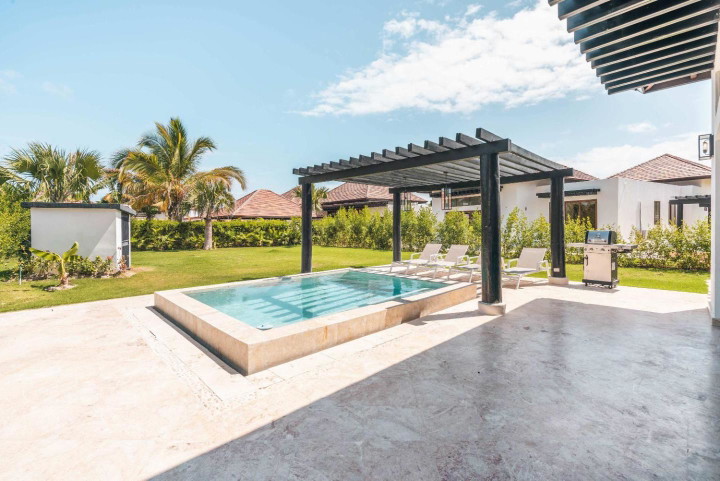 Charming Tropical Villa With Jacuzzi At Green Village - Punta Cana