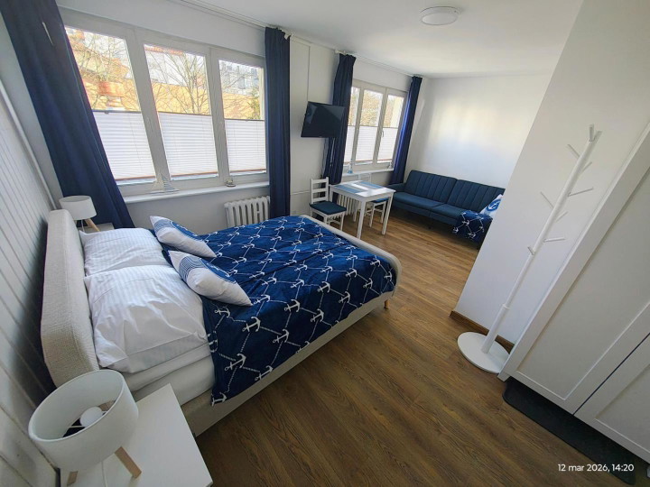 Gryfhaus - Pokój Kapitański, 19m2, Blisko Plaży, Parking, Wysoka Ocena 9,5, 2-4 Osoby - Misdroy