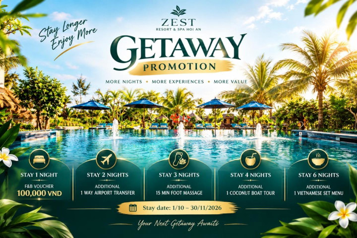 Zest Resort & Spa Hoi An - Đà Nẵng