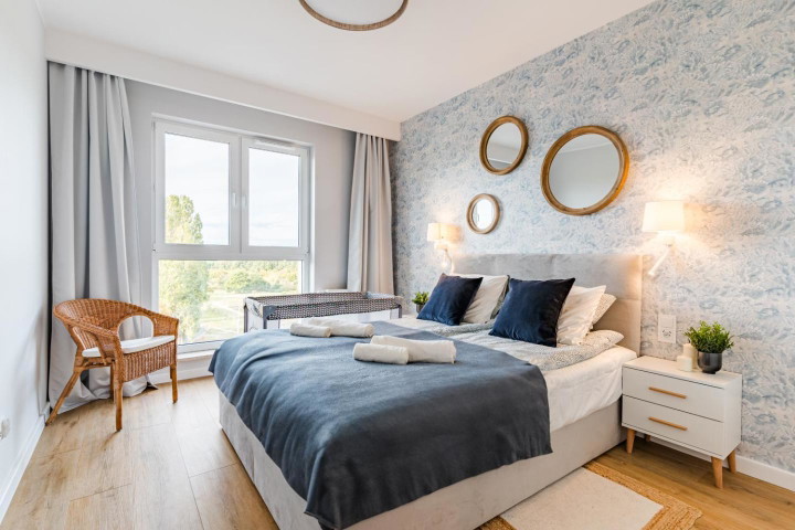 Golden Reagan By Aparo - Nowy Apartament, Winda, ŁóżEczko Turystyczne, Plaża 500m, Balkon, 2 Sypialnie Oraz Salon, Rowerownia, Biurko - Gdansk