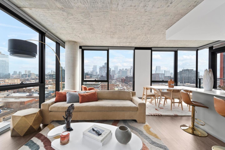 Fulbrix Bright Designer Apartments With West Loop Views - Lincoln Park - Chicago