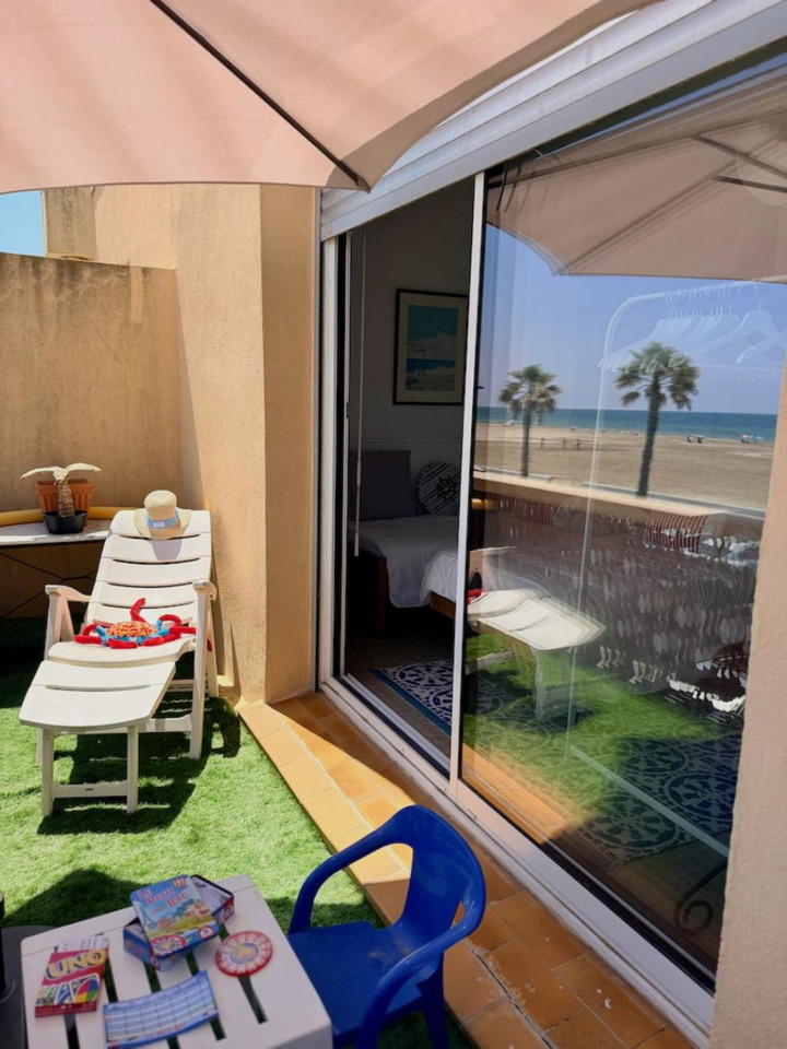 Le Languedocien T3 Front De Mer Terrasse Vue Méditerranée - Gruissan