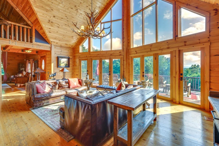 Luxury Log Cabin W/ Ev Charger & Mtn Views! - New Jersey