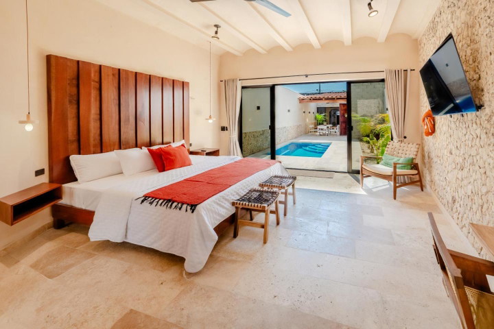 Casa Mi Merida Centro, Alberca, Tina, Cuarto King Size, Cuarto 2 Camas Dobles - Campeche