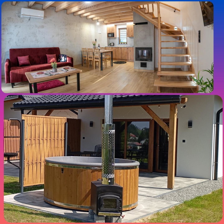Bieszczadzkie Wzgórze Domki 724-472-882 - Solina