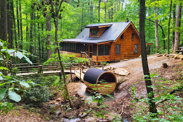 Ma & Pa's Cabin At Cabin Fever In Nc - North Carolina