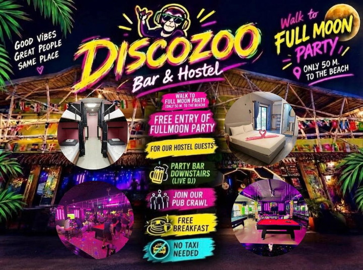 Disco Zoo Bar & Hostel - Ko Pha Ngan