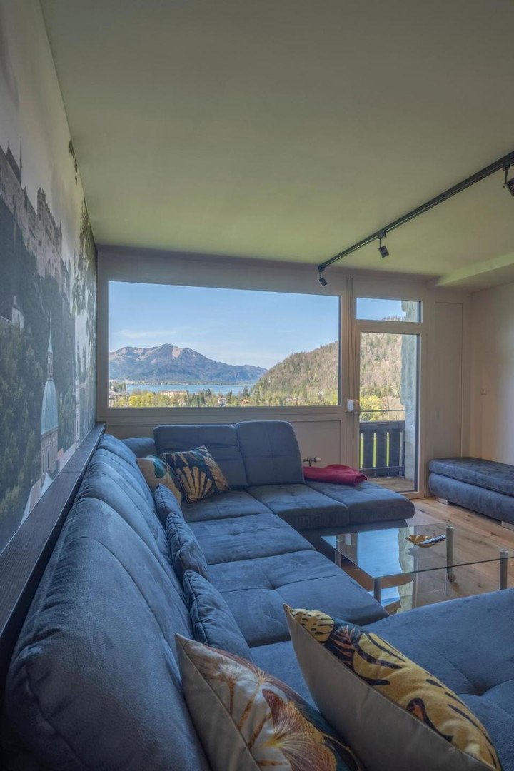 Wolfgangsee Appartements - Panorama Blick, Parkplatz, Balkon - 沃爾夫岡湖