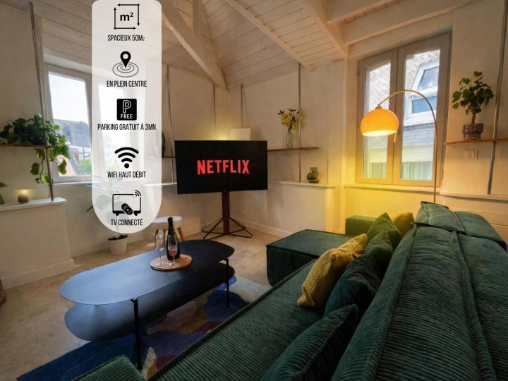 Centre Auray-spacieux Duplex -St Goustan à Pied - Wifi - Auray