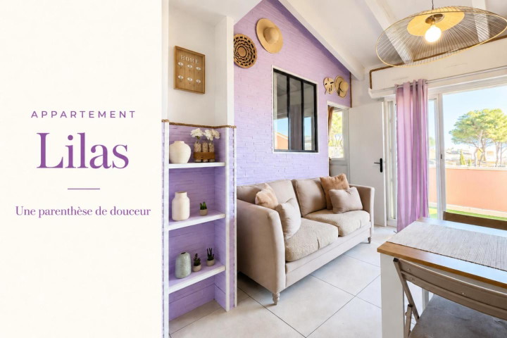 Lilas Clim Balcon Piscine Parking Privé - Agde