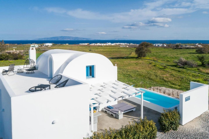 Mybozer Twin Villas Heated Private Pools All Year - Santorini
