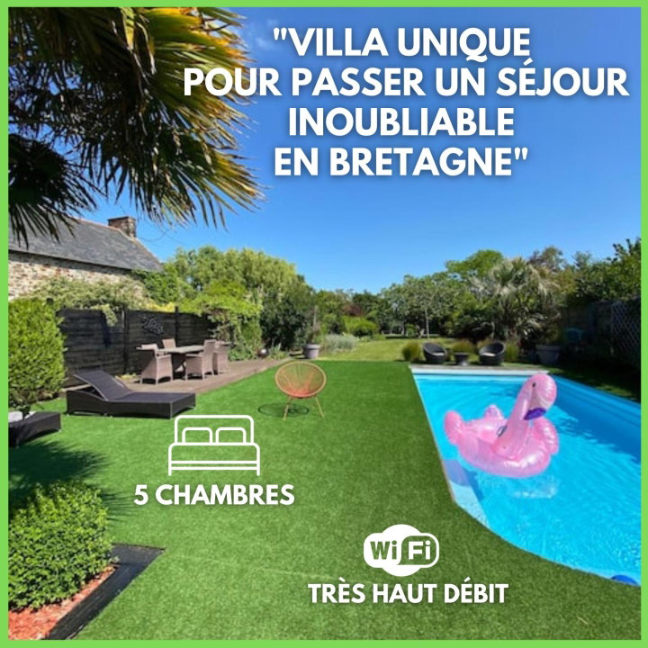 Villa Ker Bleuenn * 10 Personnes * Piscine * Sauna - Cancale